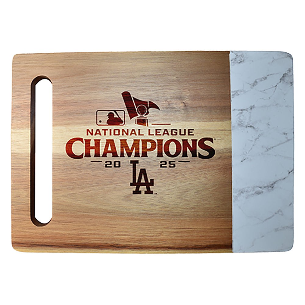 12x16in Acacia Cutting Board with Faux Marble, MLB National League ...