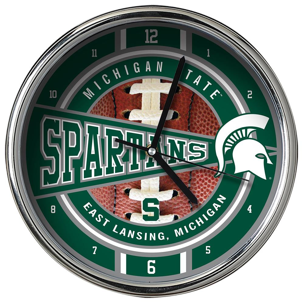 Chrome Clock | Michigan State University at $25.00 only from The Memory ...