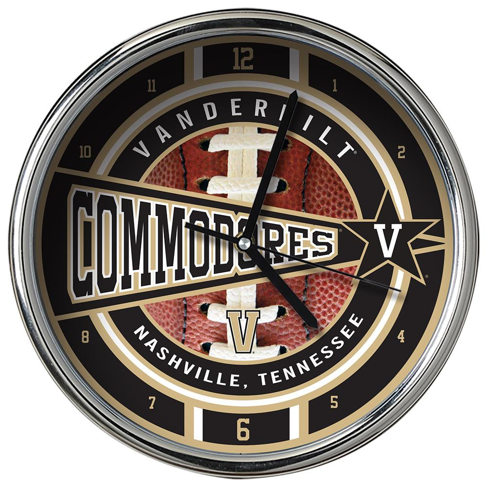 Chrome Clock | Vanderbilt University at $25.00 only from The Memory Company