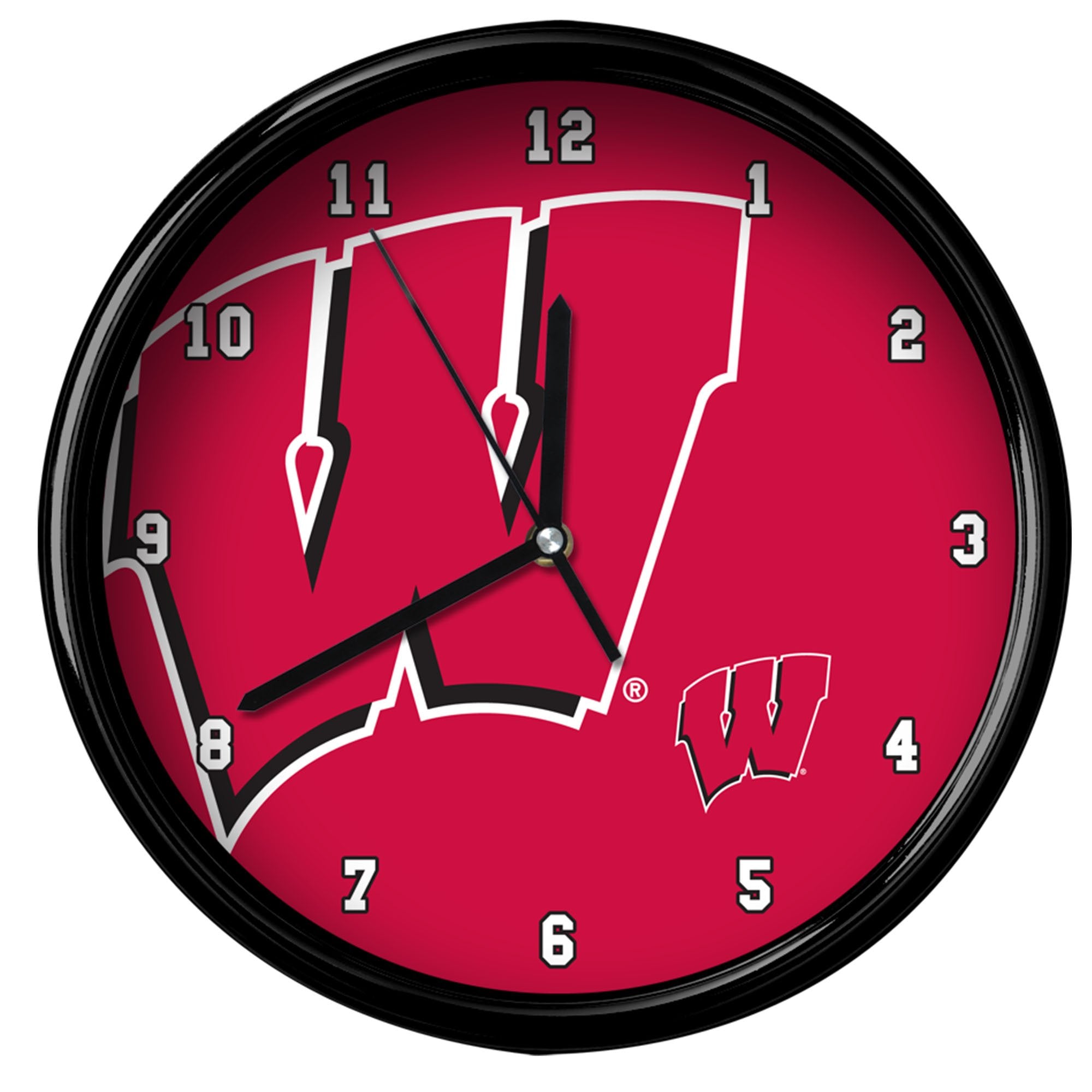 Big Logo Clock | University of Wisconsin at $20.00 only from The Memory ...