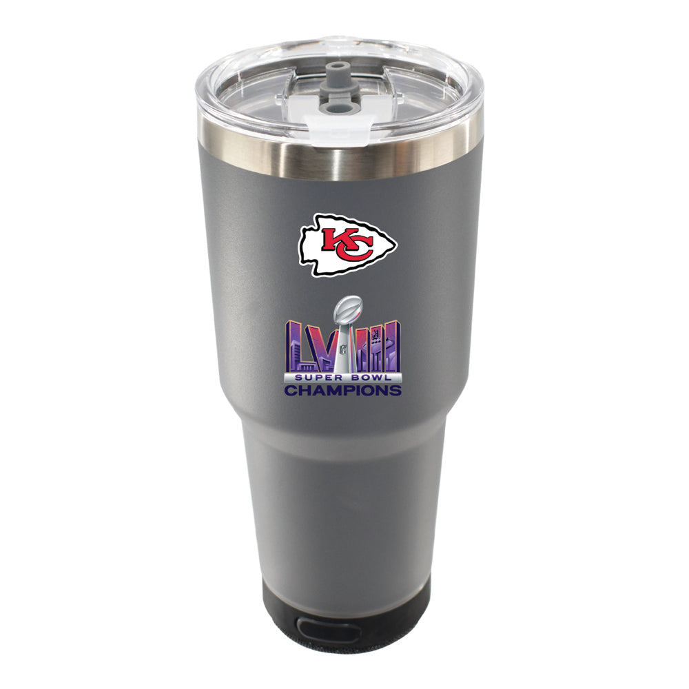 30oz Bluetooth Tumbler | Kansas City Chiefs 2024 Champs at $61.00 only ...