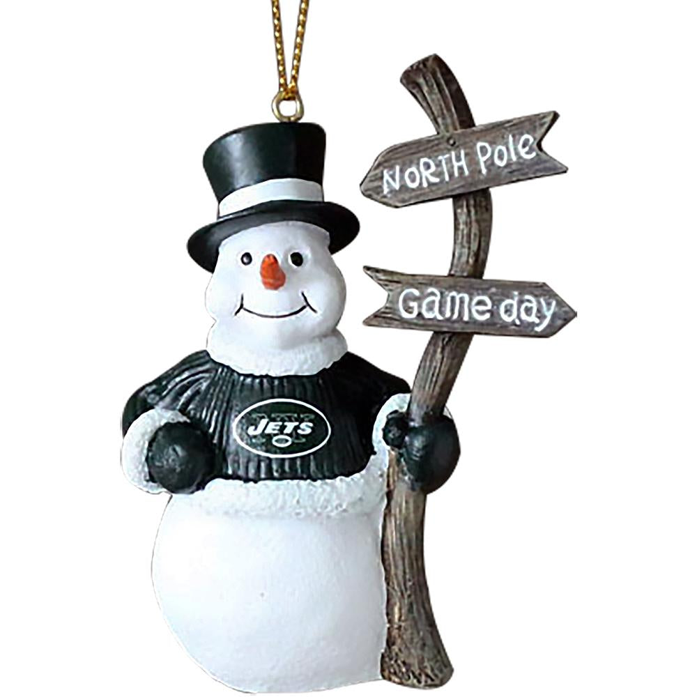 Snowman w/ Sign Ornament Jets at $10.00 only from The Memory Company