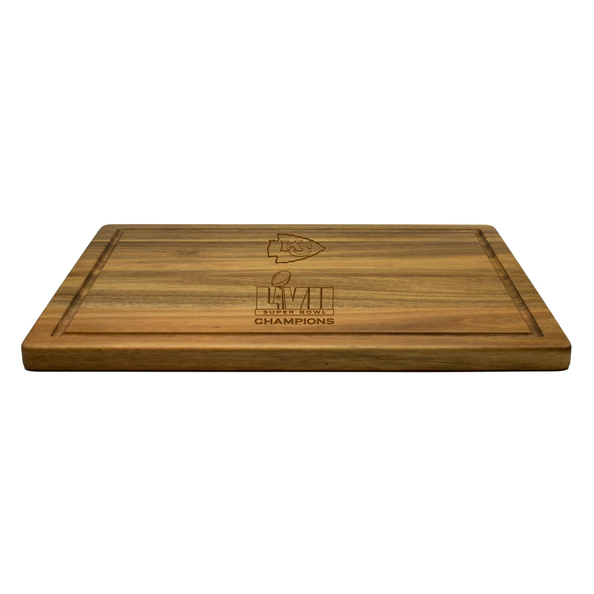 Acacia Cutting & Serving Board | Superbowl Champions Kansas City Chiefs ...